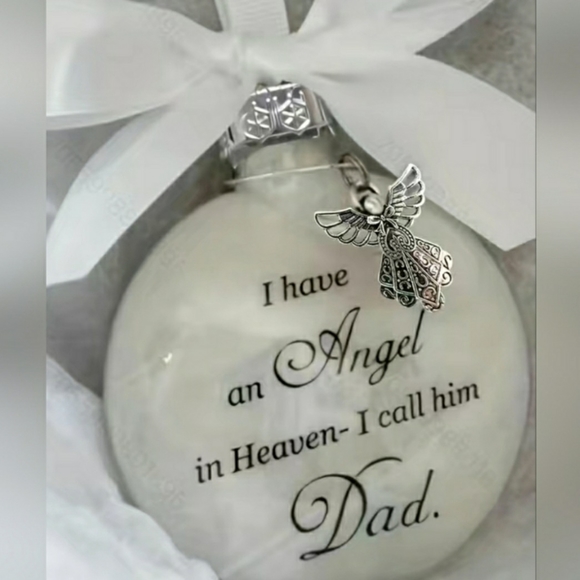 Boutique | Holiday | New Dad Angel In Heaven Christmas Ornament | Poshmark